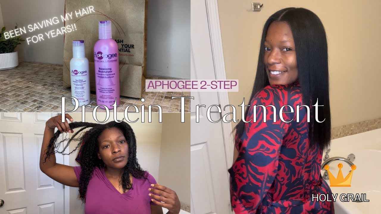 Aphogee 2 Step Protein Treatment | Heat Trained Natural - YouTube