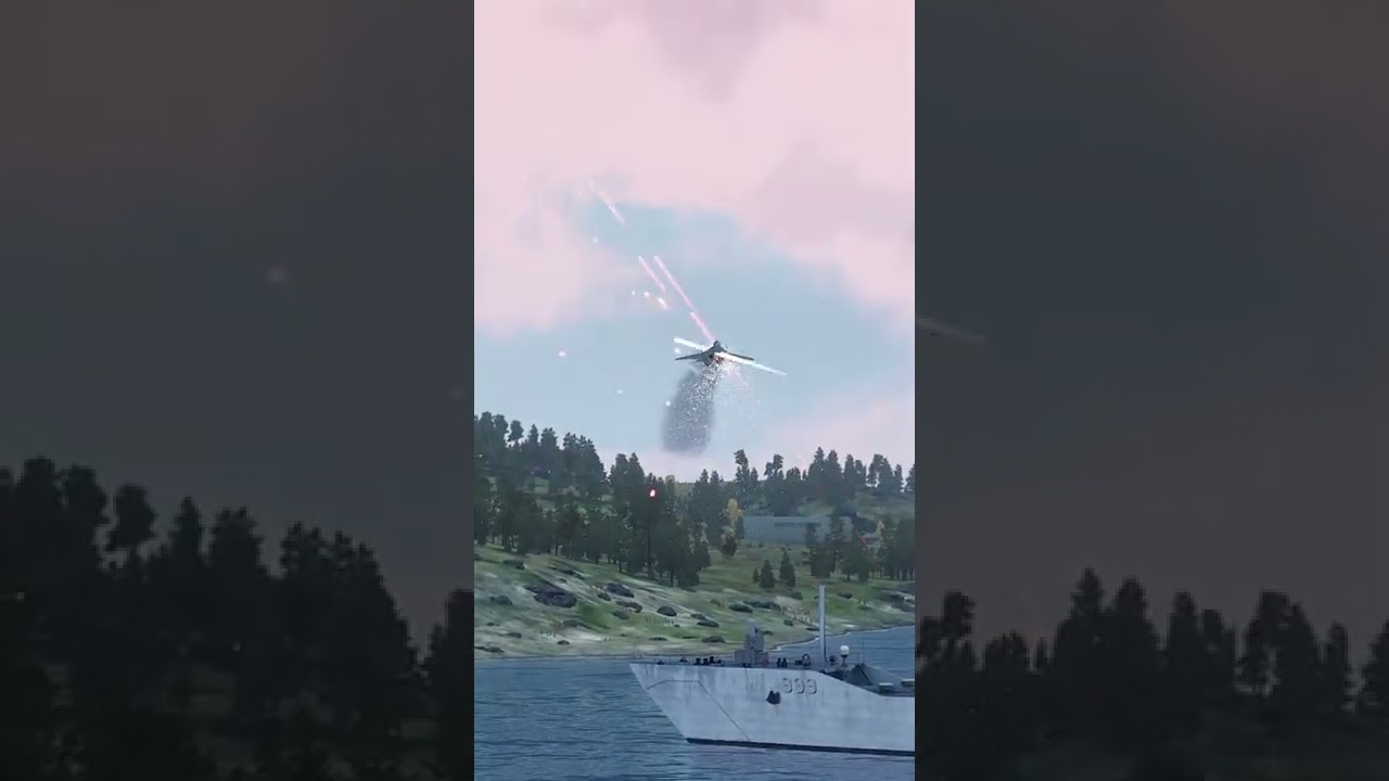 Sukhoi Su-34 vs Phalanx Close-in Weapon System (CRAM-CIWS) Simulation ...