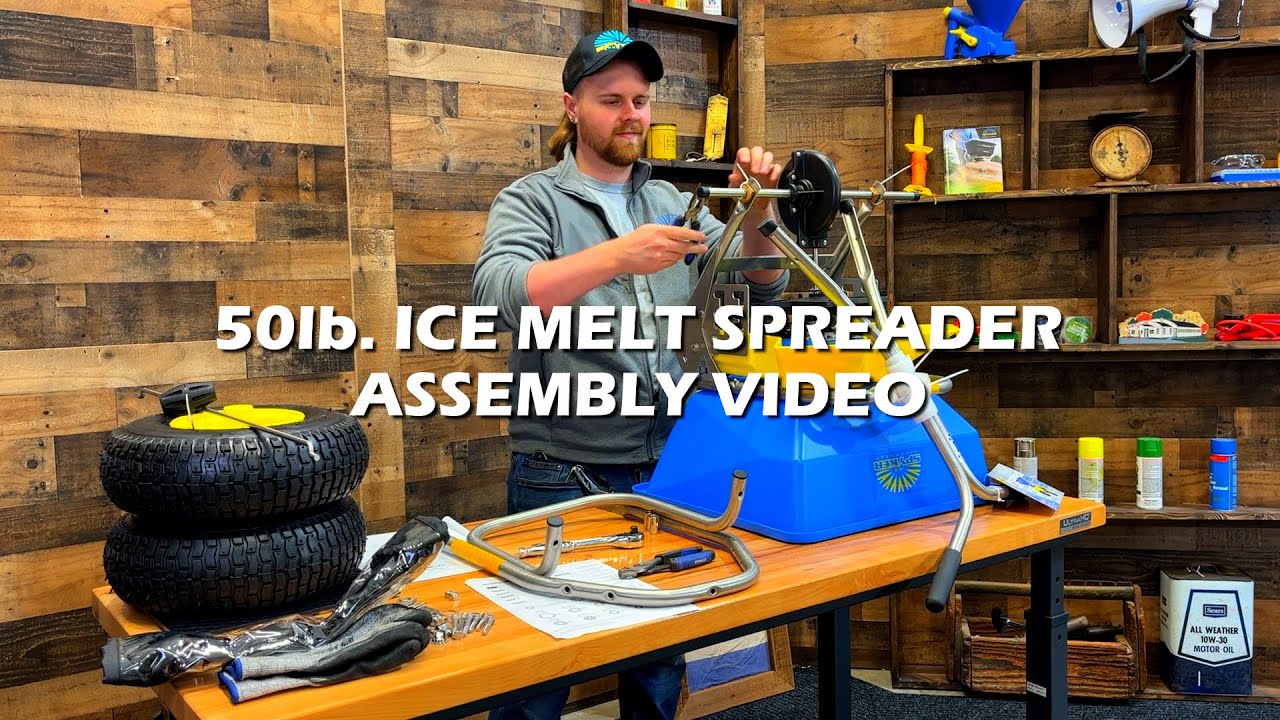 Assembly Video | Spyker 50 lb. Ice Melt Spreader with Variable ...