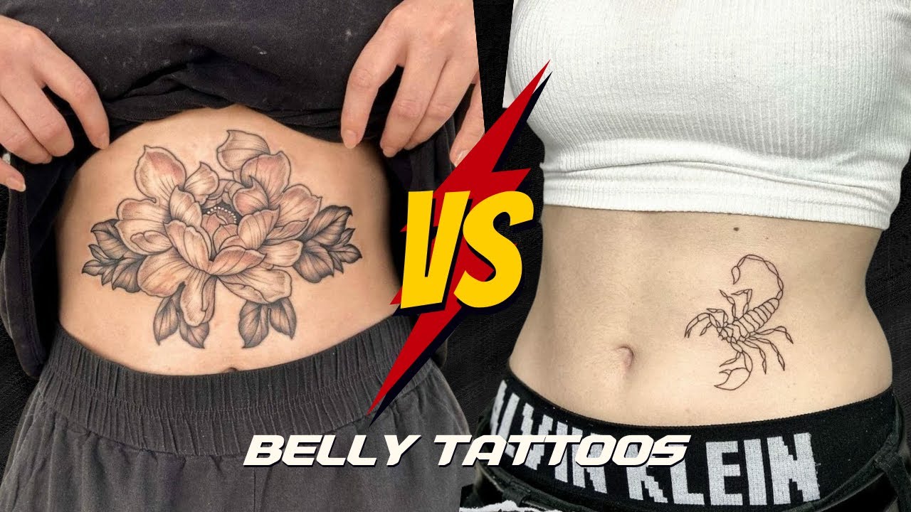 100+ Belly Tattoos You Need To See! - YouTube