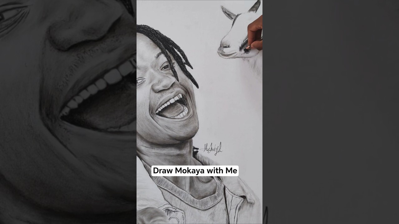 Draw Mokaya with me... #art #pencilportraits #merrychristmas # ...
