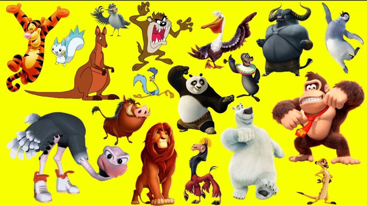 Learn Names and Sounds of Wild Animals | Animals for children | Capcut ...