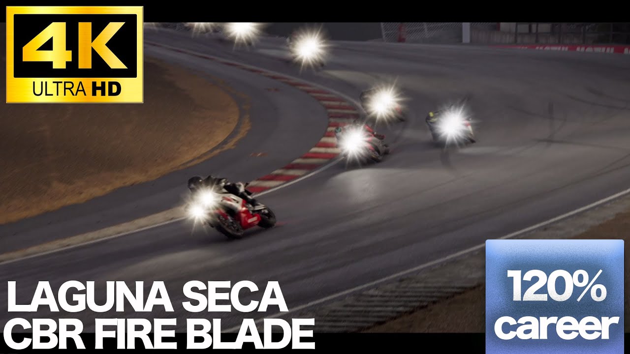 AI120% RIDE5 CAREER LAGUNA SECA CBR FIRE BLADE - YouTube