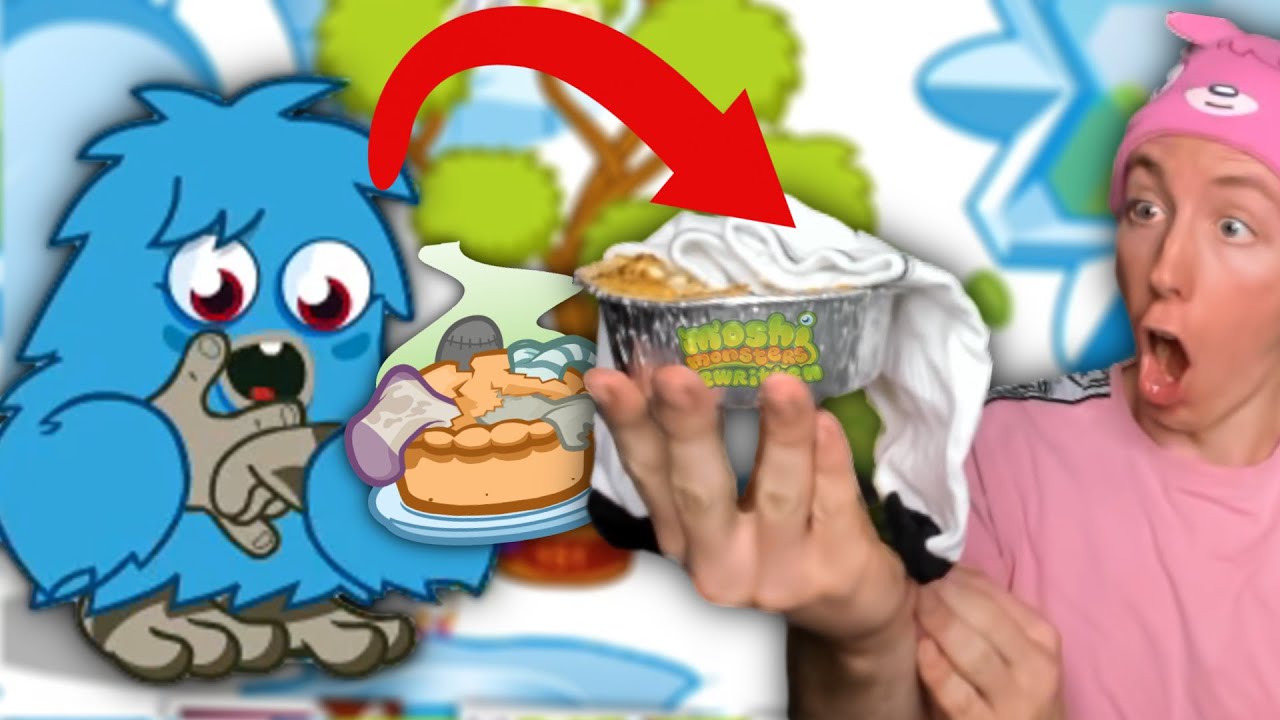 Eating Moshi Monsters food IN REAL LIFE - YouTube