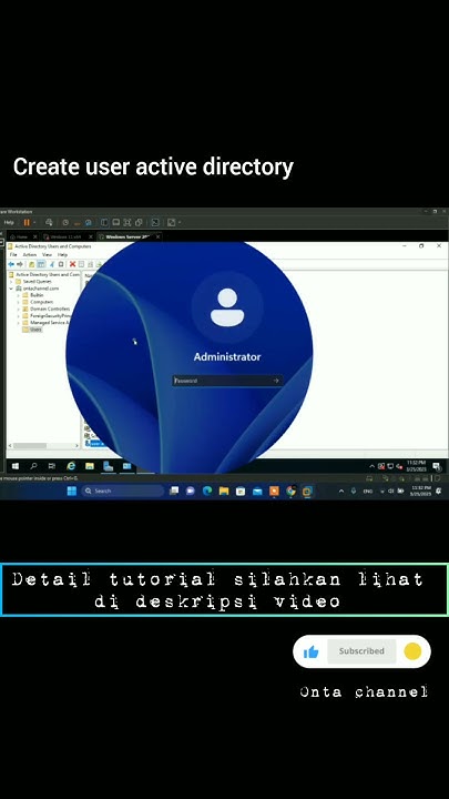 Create User Active Directory Windows Server 2019 - YouTube