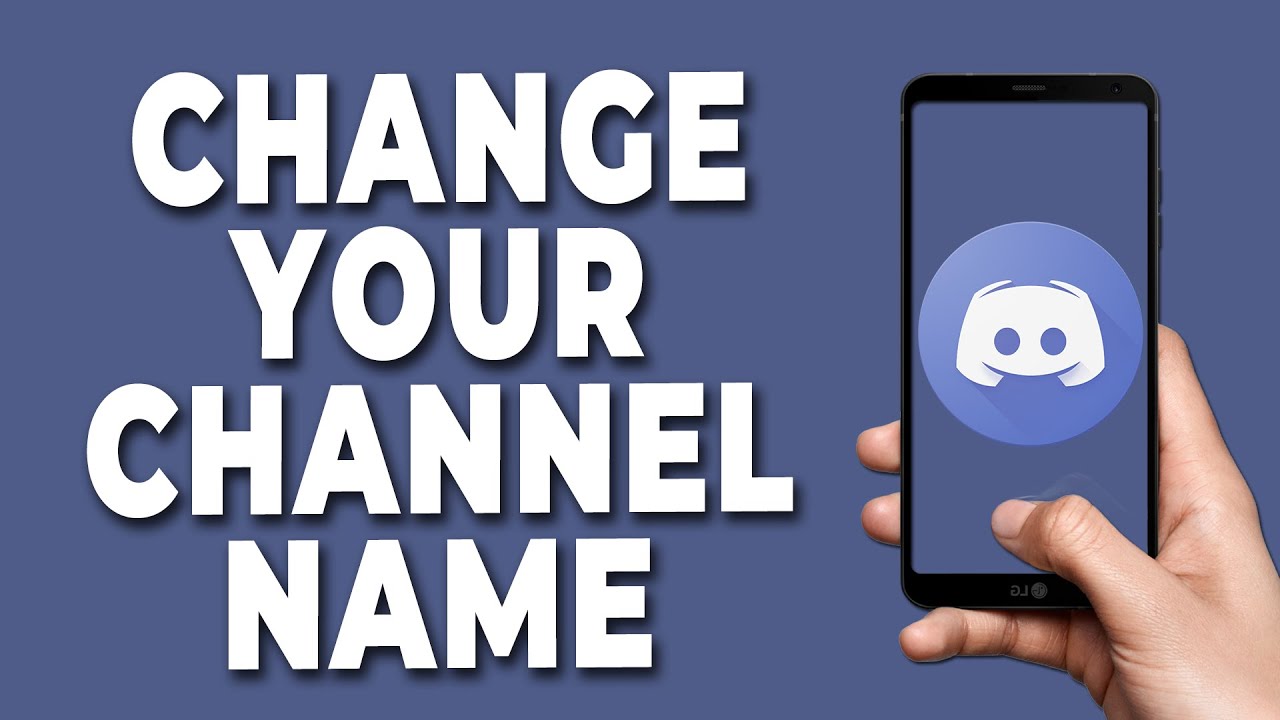 How To Change Your Channel Name On Discord - YouTube