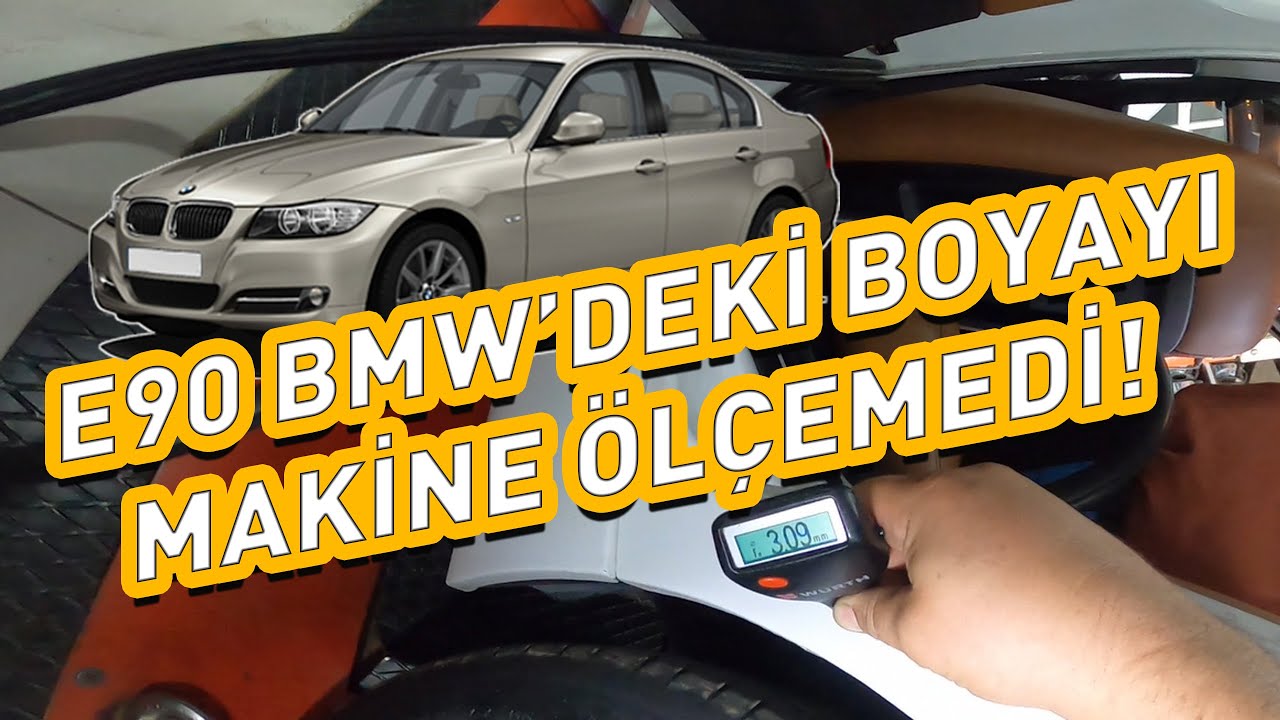 BMW'deki boyayı makine ölçemedi! - YouTube