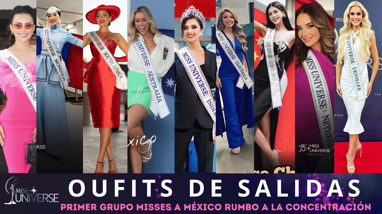 MISS UNIVERSO 2024. LOS OUFITS DE SALIDAS - YouTube