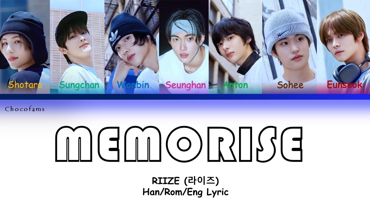 RIIZE (라이즈) - Memorise (Color Coded Han/Rom/Eng) Lyric - YouTube