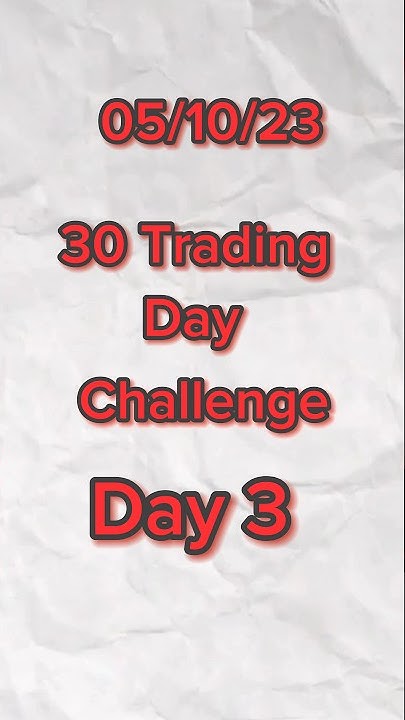 Day 3/30 trading day Challenge Use 20k Capital #30daychallenge #trading #day3 - YouTube