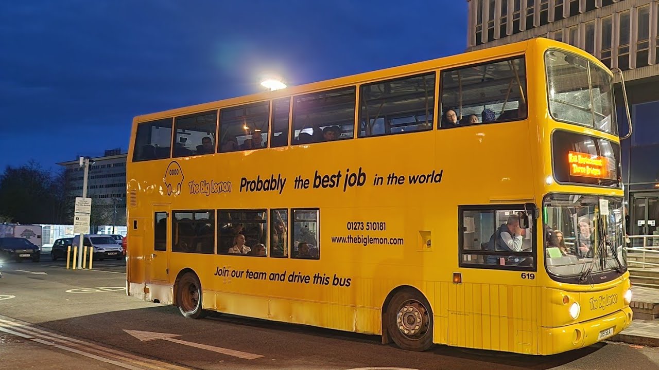 Ex Dublin bus On Rail Replacement To Three Bridges 619 X19SEA - YouTube
