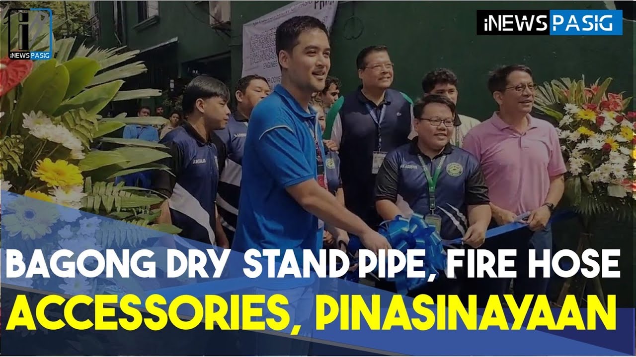 Pasinaya ng dry stand p!pe at pinangunahan nila Mayor Vico| iNews Pasig ...