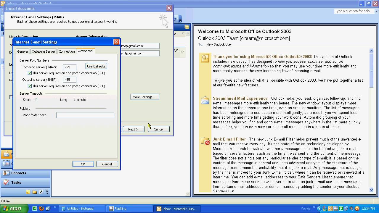 Outlook express 2003 - YouTube