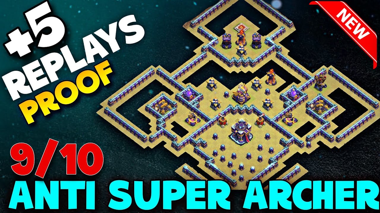 Anti SUPER ARCHER + REPLAYS PROOF ANTI 3, STAR LEGEND BASE TOWNHALL-15 ...