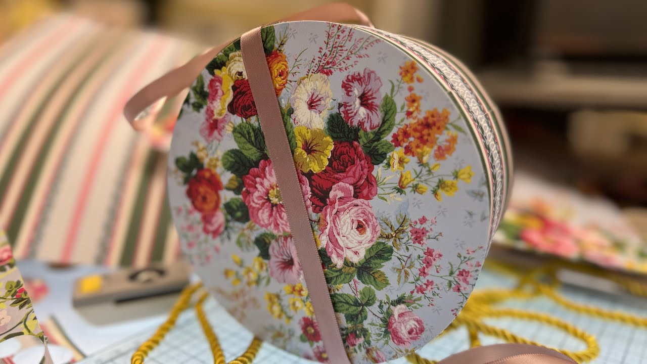 Hat box part 2 Martha’s Paper Crafting is live! - YouTube