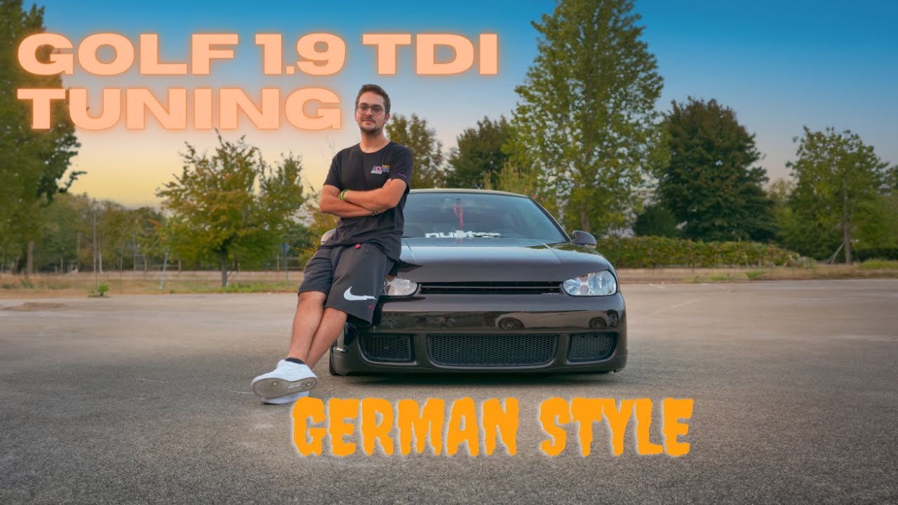 GOLF 4 tuning 1.9 TDI con simil AIR LIFT - Intervista #golf #golf4 #vw ...