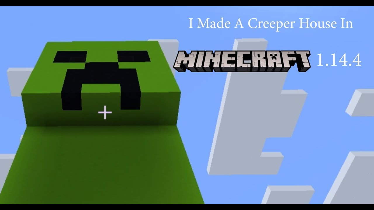 I Made A Creeper House In Minecraft! - YouTube