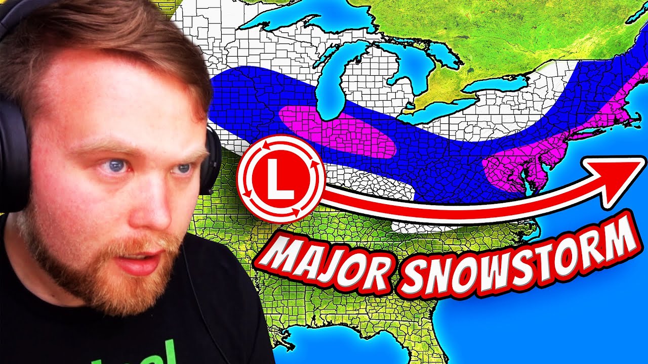 Upcoming Major Snowstorm! Heavy Snow Bands! - YouTube