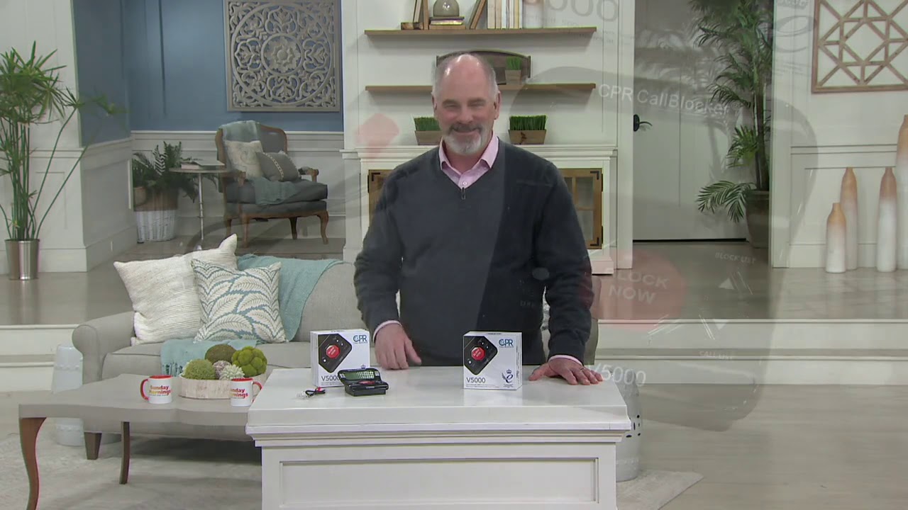 CPR Call Blocker with 3" Display & 6500 Number Blocking on QVC - YouTube