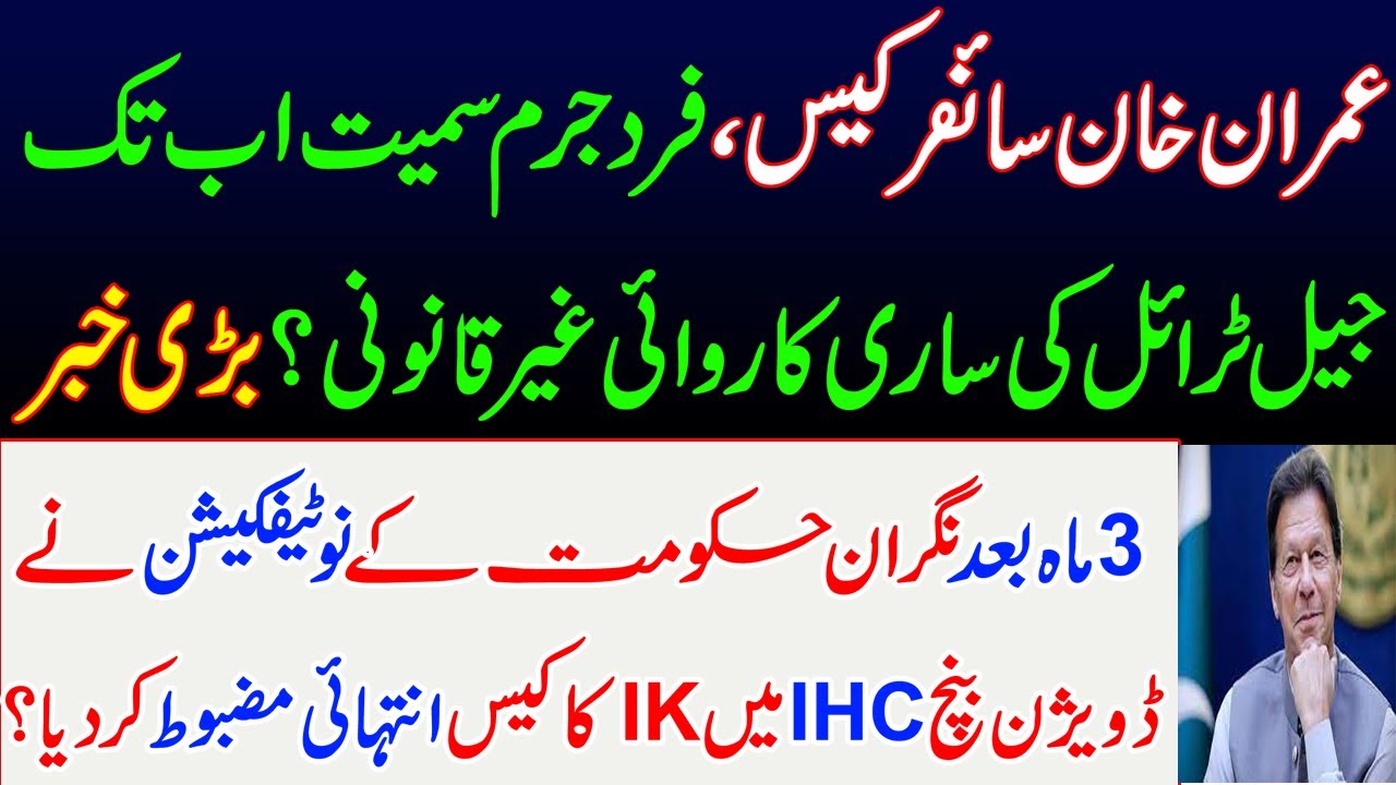 Imran Khan cypher case, All proceedings of jail trial declared illegal ...