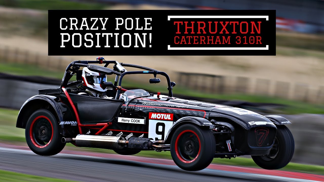 Crazy Pole Position at Thruxton - Unofficial Caterham 310R Lap Record! - YouTube