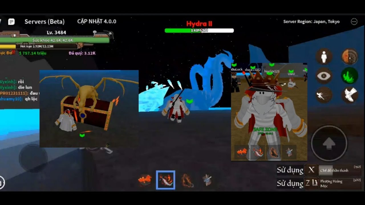 ROBLOX KING LEGACY KILL HYDRA GEY TIER 3 SHALLY CROWN - YouTube