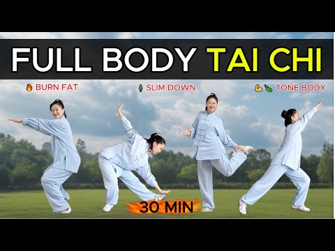 30 MIN Full Body Tai Chi Exercise for Women | Burn Fat, Slim Down & Tone Your Body