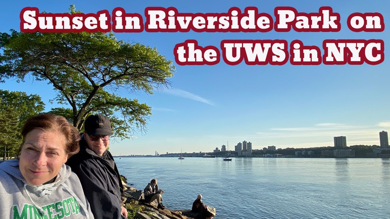 An Sunset Stroll in Riverside Park along the Hudson River 🌅 UWS in NYC ...