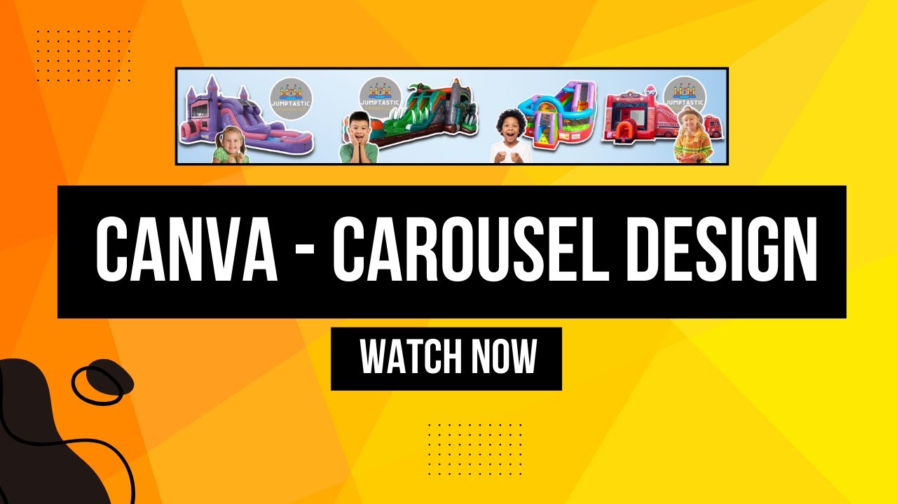 Canva carousel tutorial for party rental business operators - YouTube