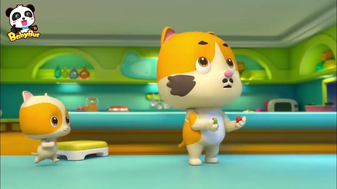 Siapa Sedang Diam-diam Memakan Kue Donat - Kartun Anak anak Babybus Versi bahasa Indonesia - YouTube