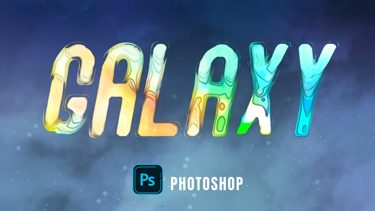 [Photoshop] Liquid Paint Effect on Text - YouTube