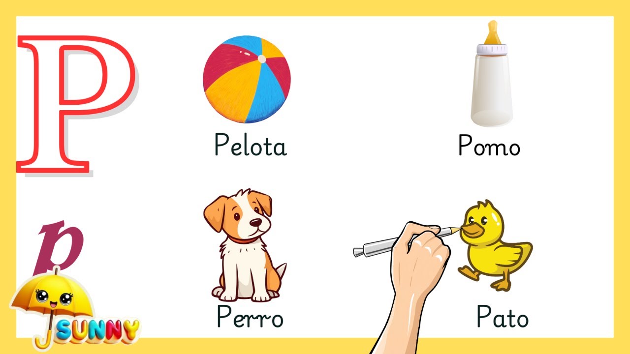 El Abecedario Divertido| Aprende Letras con Animales y Objetos para ...