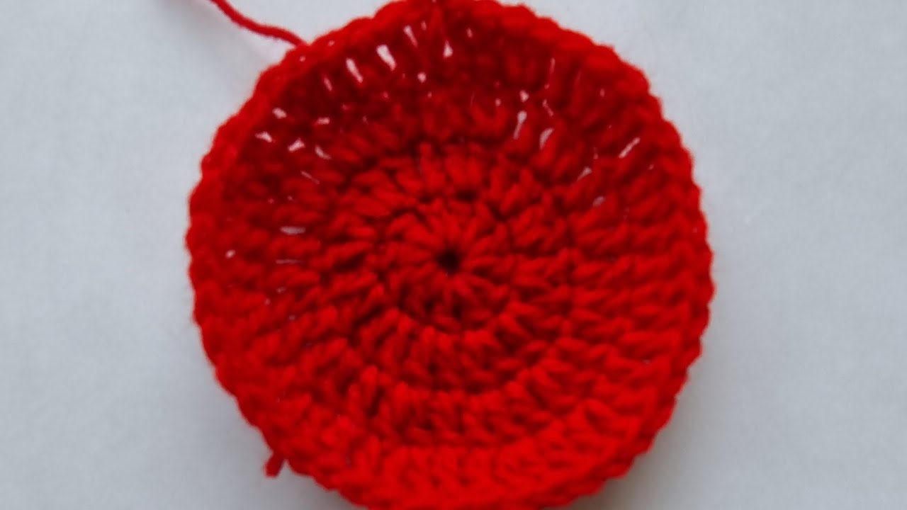 How to Crochet a Flat Circle for Absolute Beginners by Archana Mistry ...