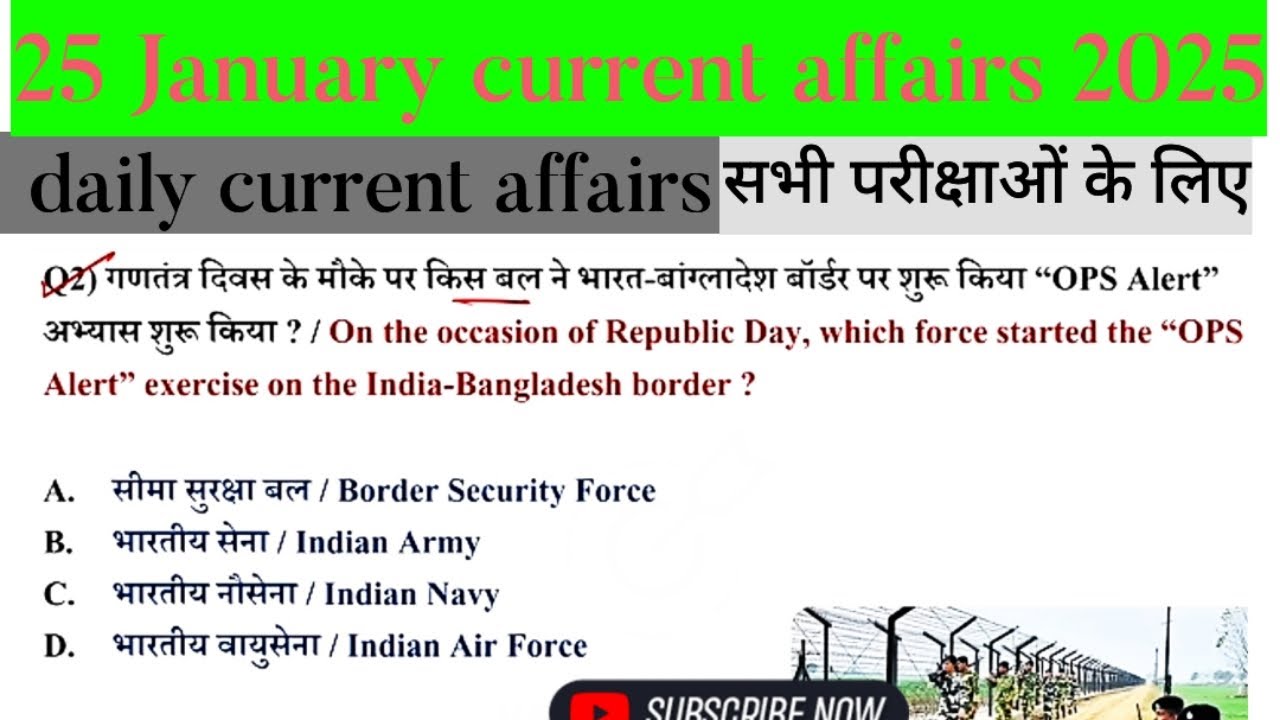 25 January current affairs 2025 || today current affairs || # ...