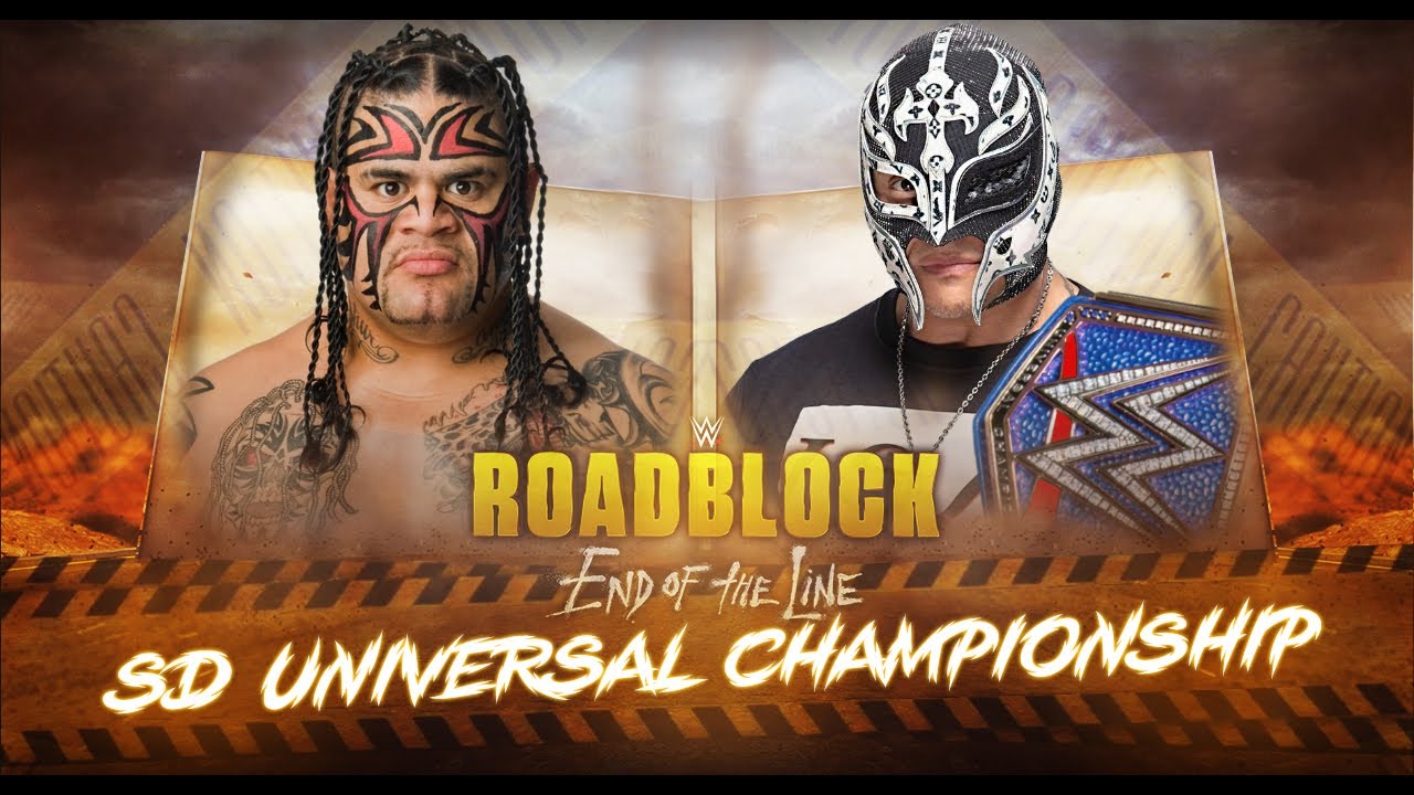 Umaga VS Rey Mysterio - SD Universal Champion (Roadblock #1 WWE 2K23 ...