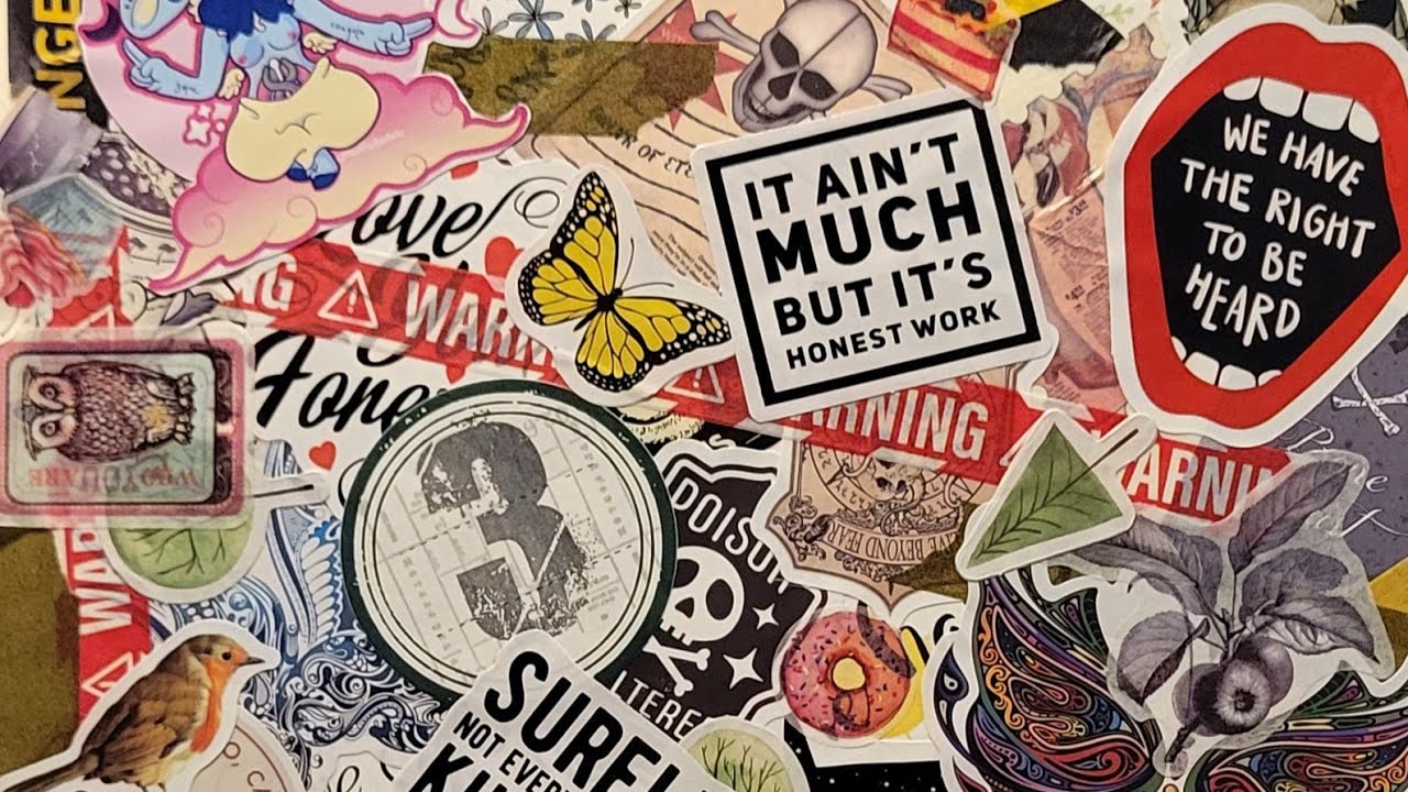12 #essenceoftime 10min a day challenge: stickers - YouTube