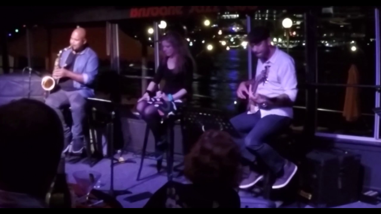 Kristin Berardi, James Sandon and Nathaniel Andrew at the Brisbane Jazz ...