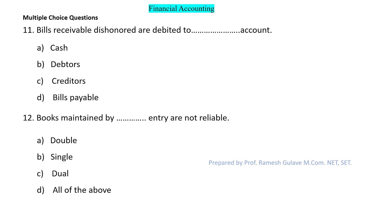 Single entry | Accounts from Incomplete records important multiple ...