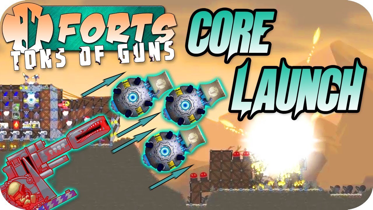 Core Launching Cannon Forts Multiplayer Gameplay - YouTube