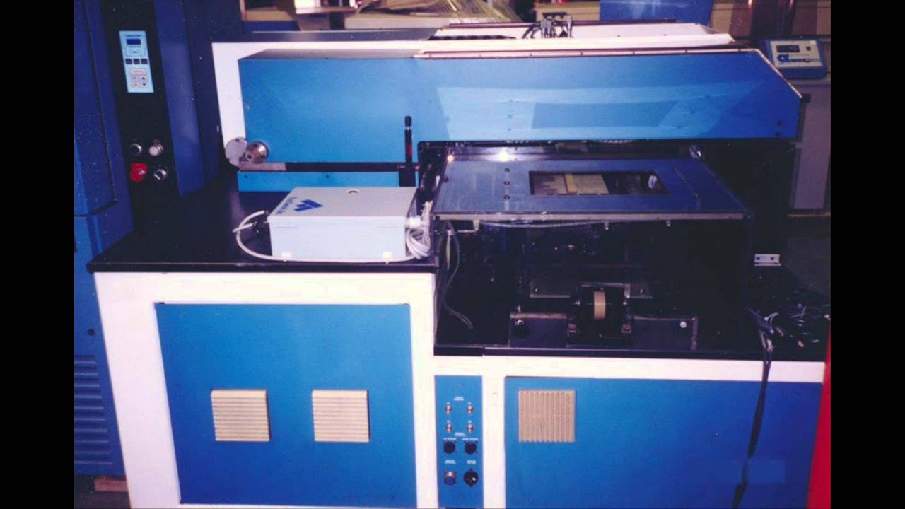 9399 AMI Presco 1655 Screen Printer with CRT - YouTube