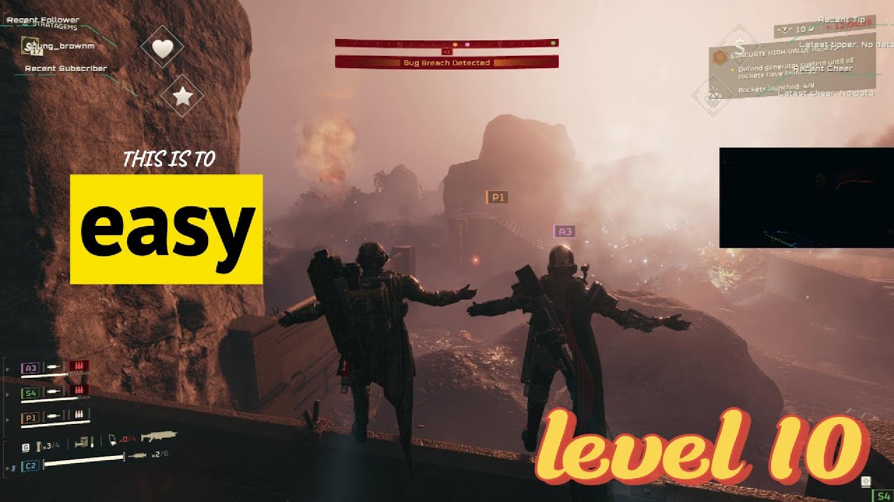 HELLDIVERS 2 Defense Missions are to easy & LEVEL 10 - YouTube