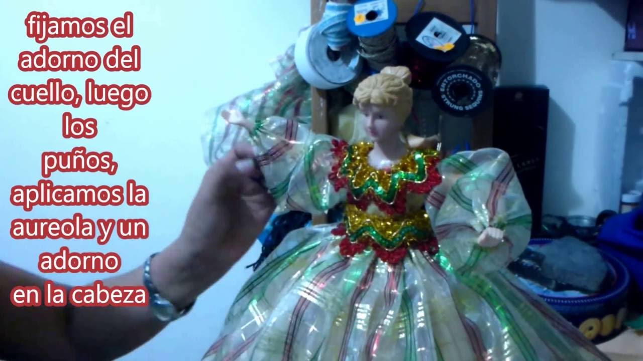 Angel navideño con luces - YouTube
