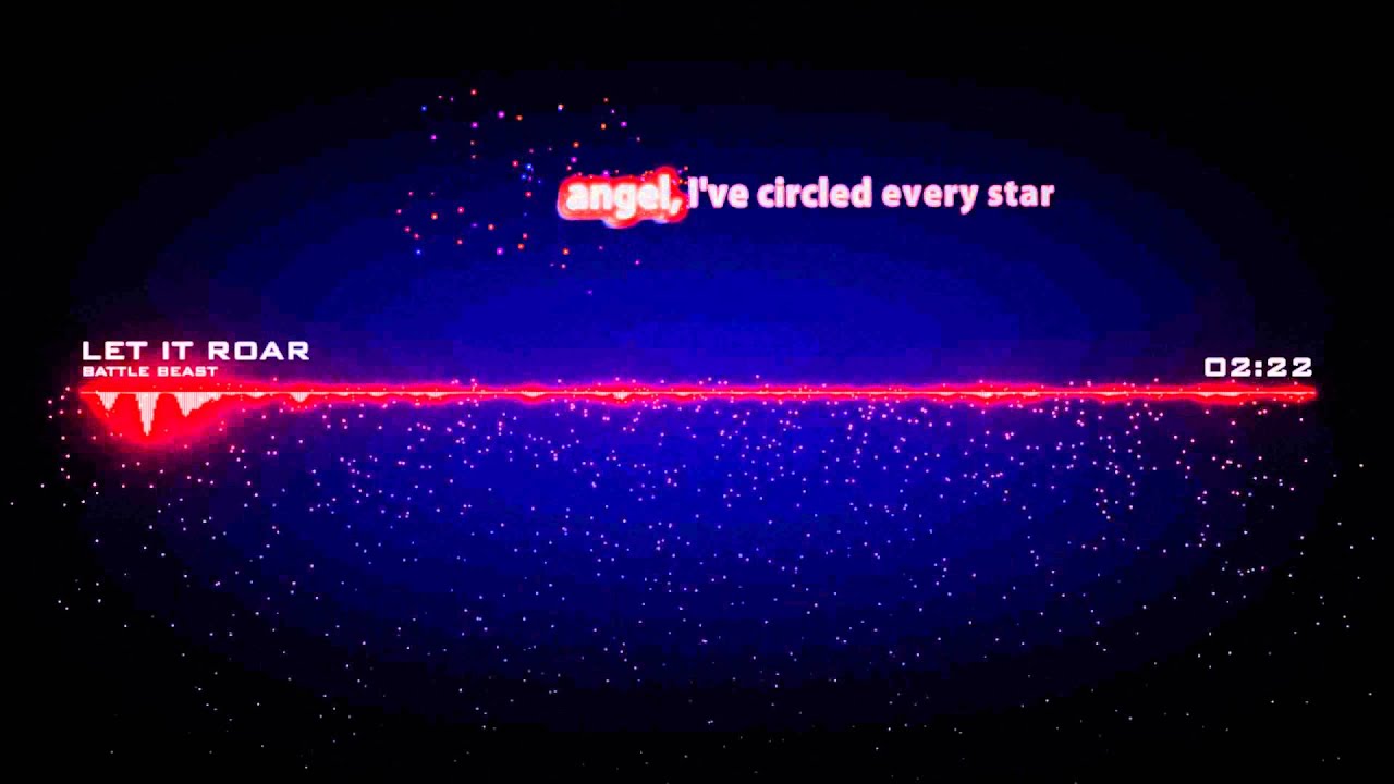 Battle Beast - Let it roar (Lyrics, Karaoke FX) - YouTube