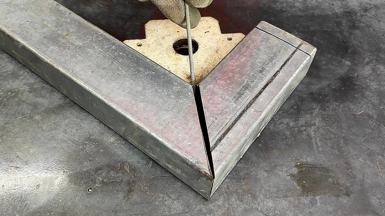How to weld thin rectangular pipes with wide gaps | welding technique ...