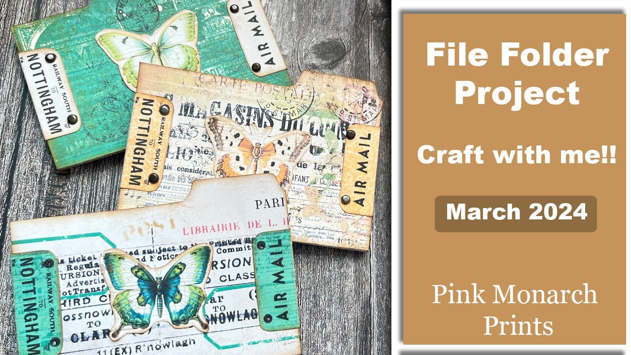 A unique take on file folders - Craft with me and make 3D file folder ...