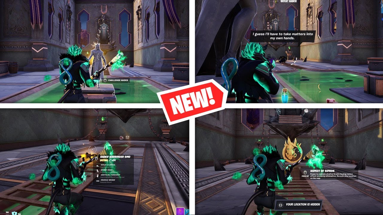 *NEW* Fortnite Hades Boss (Gameplay) - How to get Mythic Hades ...