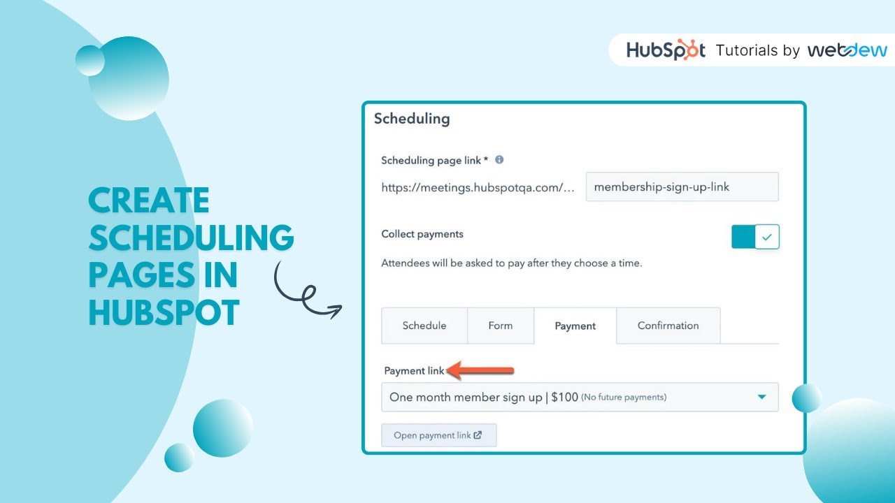 How to create scheduling pages in HubSpot - YouTube