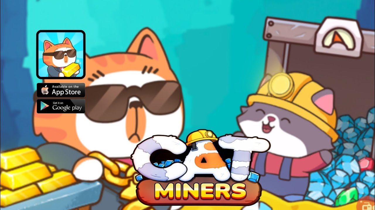 Cat Miners ( New Game ) Gameplay Android_IOS - YouTube