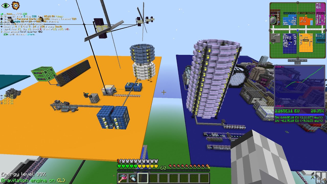 GTNH S03 0200 - UHV base tour (GTNH 2.8 - beta1) - YouTube