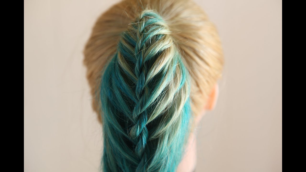 The Mermaid Twisted Ponytail - YouTube